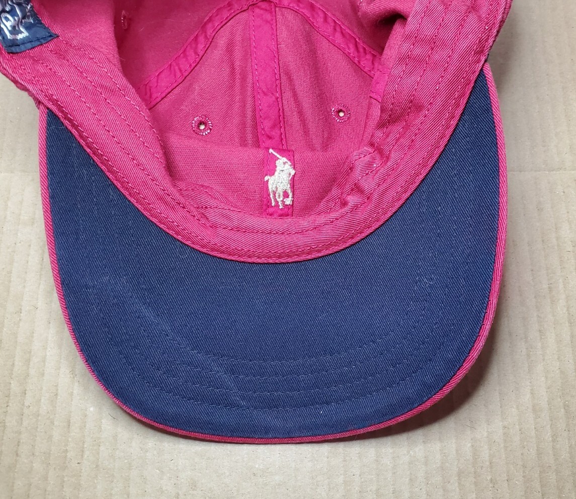 Polo Ralph Lauren Pony Logo Embroidered Burgundy Adju… - Gem