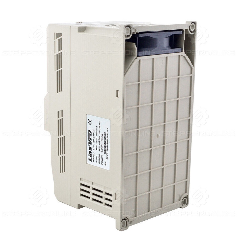 3.7KW VFD 5HP 15.2A Single/Three To 3 Phase 220V Variable Frequency ...