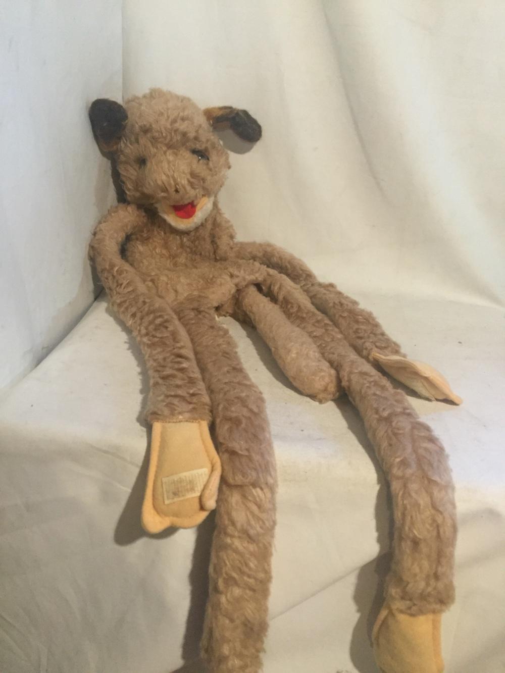 Vintage Furry Huggems Brown DOG Puppet 1980 Wraparound 40" | eBay