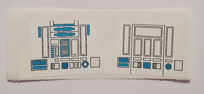 Vintage Star Wars R2-D2 Replacement Toy Stickers - No Need To Cut | eBay
