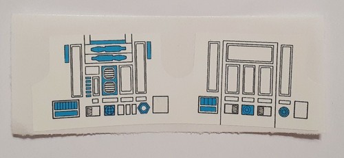 Vintage Star Wars R2-D2 Replacement Toy Stickers - No Need To Cut | eBay