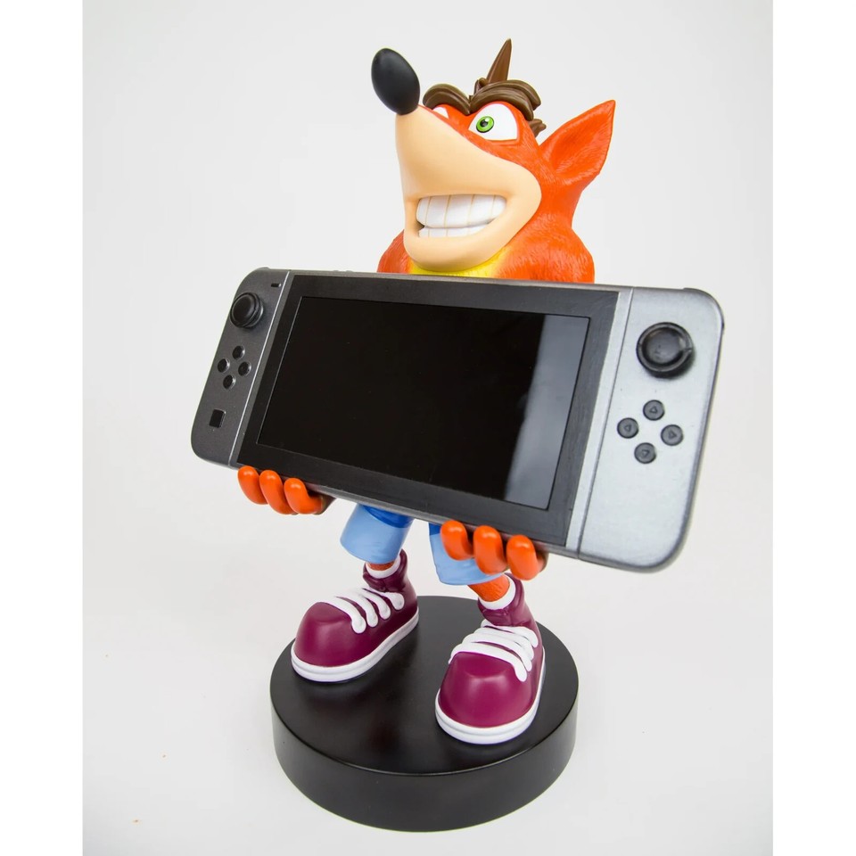 7" Crash Bandicoot Holder Figurine Statue Figure Toy - Holds Controller ...