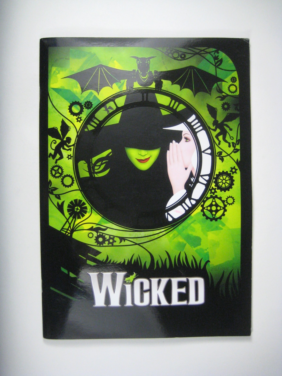 Wicked 2015 Show Program Flyer Theatre Broadway Indina Menzel Kristin ...