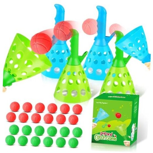 Outdoor Indoor Game Activities for Kids, Pop-Pass-Catch Ball Game with ...