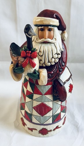 Jim Shore Heartwood Creek Canadian Santa with Goose Figurine 4017648 ...
