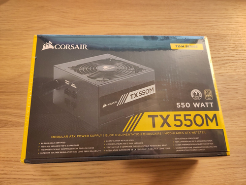 PC-Netzteil Corsair TX550M, 550 W, 80 plus Gold, neu, OVP | eBay.de