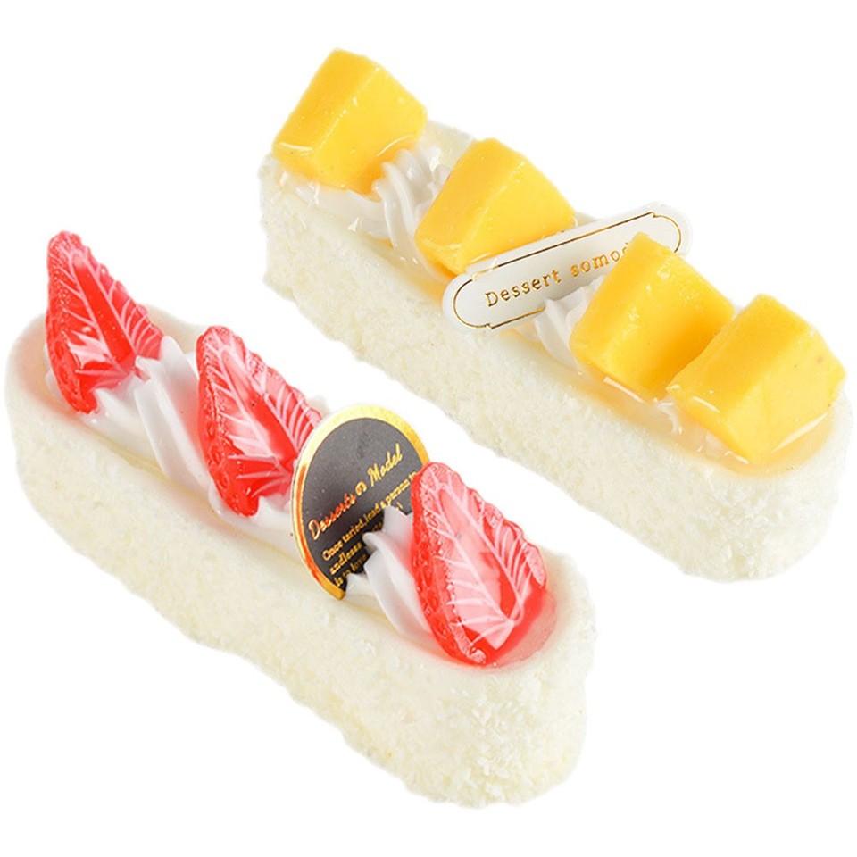 6 Pcs Simulated Cake Models Fruits Cake Models dessert cake models ...