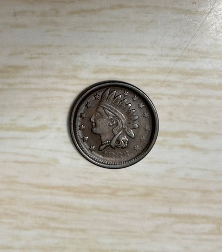 1863 Not one Cent Civil War Token JGW Reverse Early Copper No Reserve ...