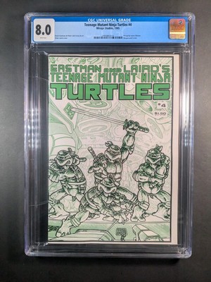 Teenage Mutant Ninja Turtles #4 (Mirage Studios 1985) CGC 8.0, WHITE ...