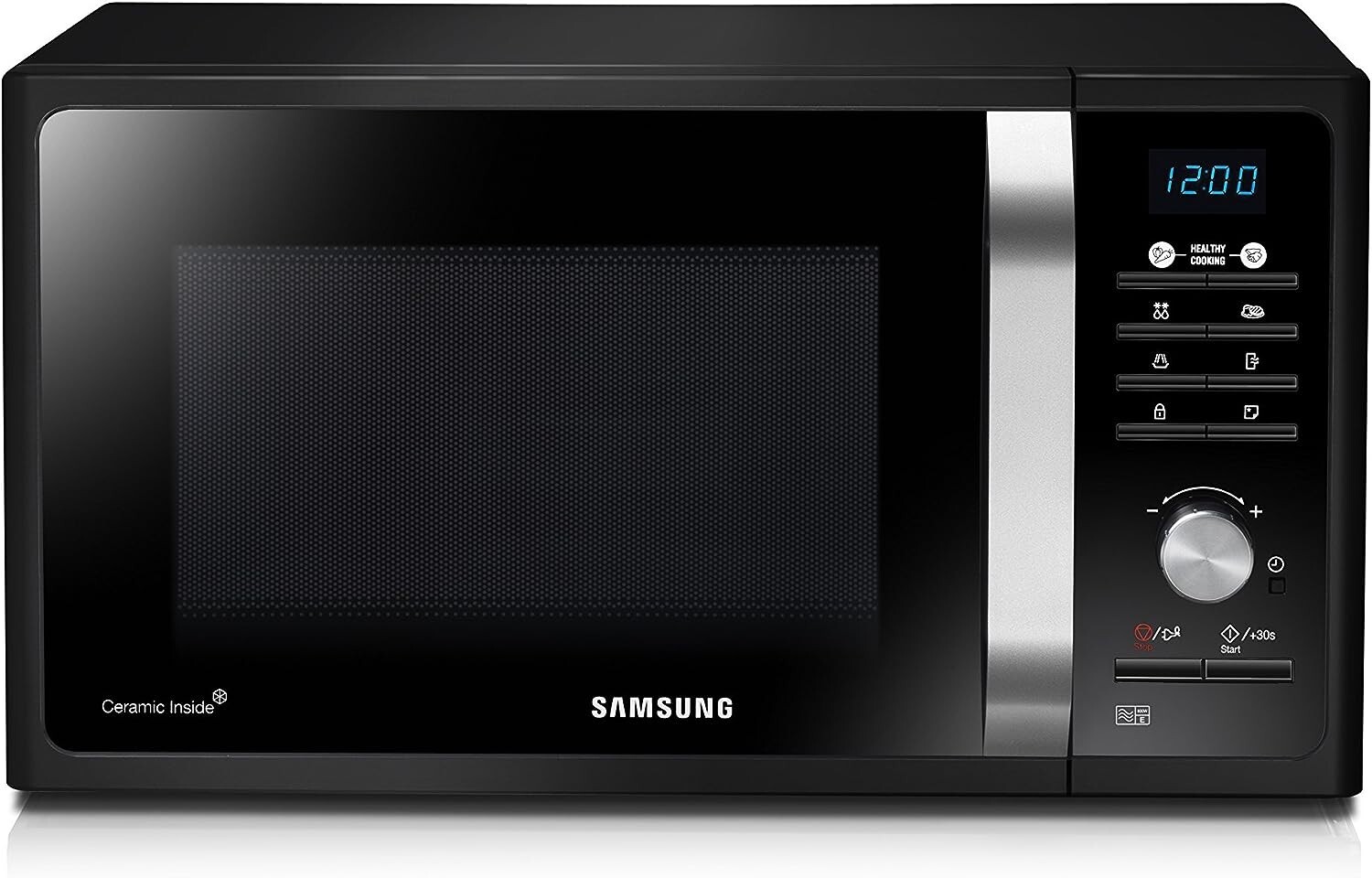 Samsung MS23F301TAS/EU 23L 800W Microwave Oven - Silver for sale online ...