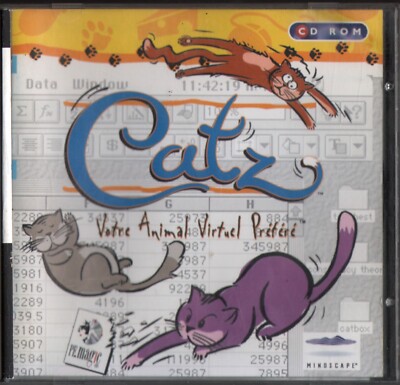 CATZ, votre animal virtuel préféré - Mindscape - CD ROM PC | eBay