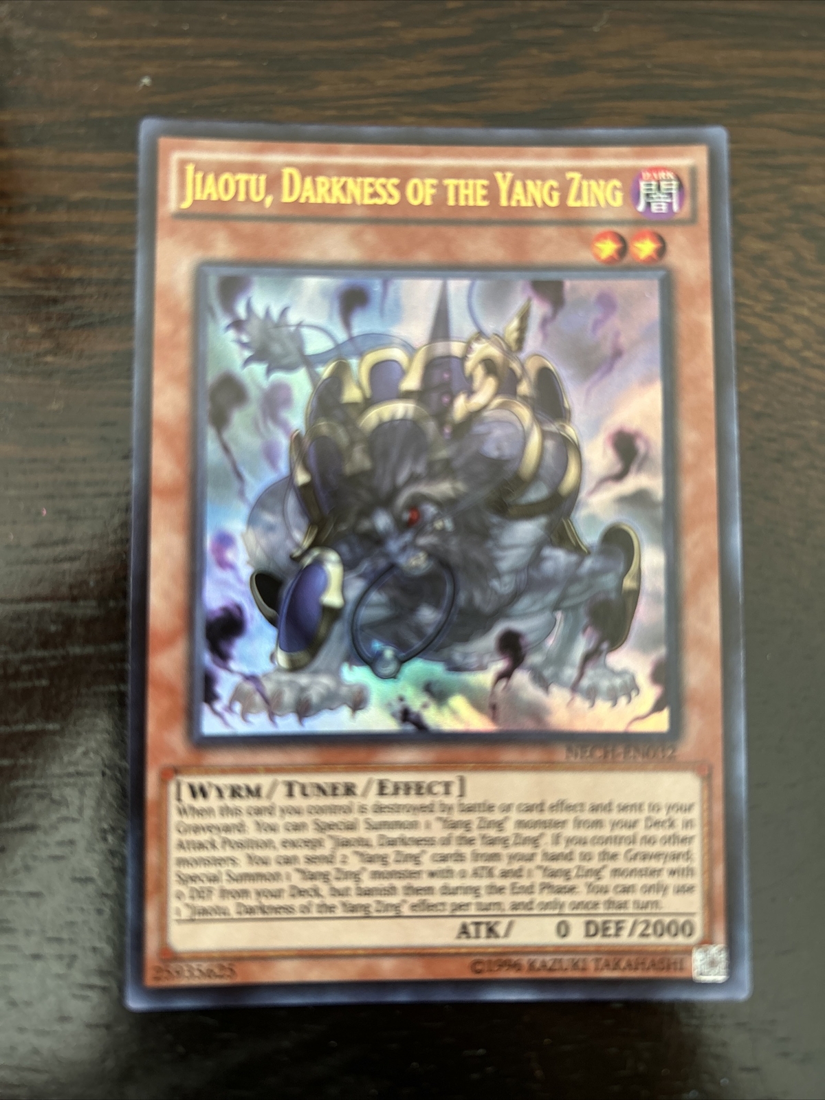 YUGIOH JIAOTU DARKNESS OF THE YANG ZING NECH-EN032 | eBay