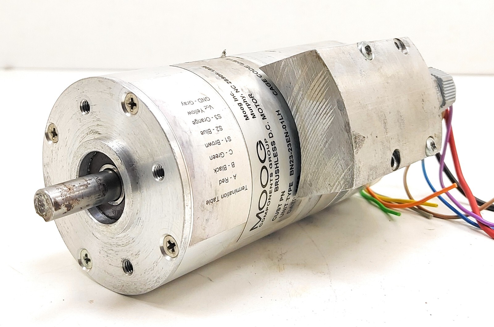 Moog Components group BN23-23EN-01LH DC Motor for sale online | eBay