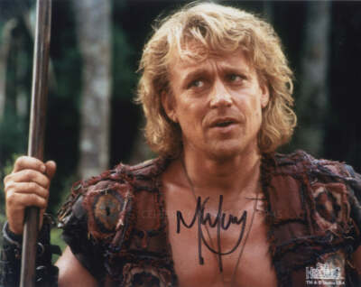 MICHAEL HURST as Iolaus - Hercules: Legendary Journeys GENUINE SIGNED ...
