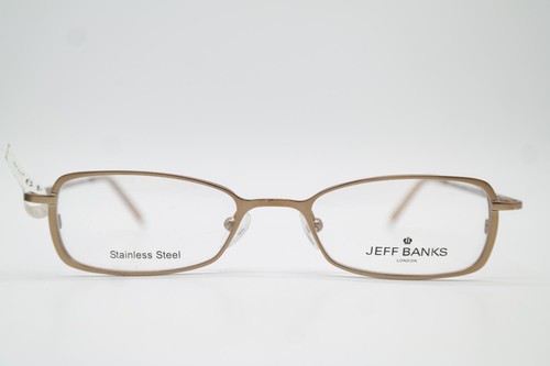 Vintage Glasses JEFF BANKS by Metzler J304 Gold Oval Frames Eyeglasses | eBay Australia