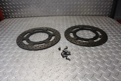 11 Yamaha Fz6-R / FZ6 / FZ6R Front Brake Rotors Bolts Rotor Set OEM | eBay