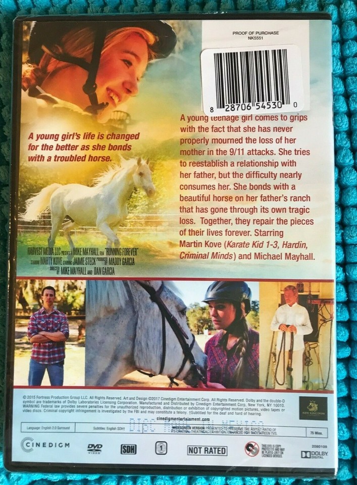 NEW ~ RUNNING FOREVER ~ DVD, 2015~MARTY KOVE, JAIMIE STECK, MIKE ...