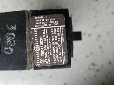 GE TED113020 BREAKER | eBay