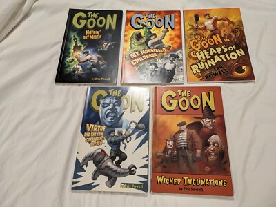 The Goon vol 1-5 TPB Set Lot Collection - Nothin' But Misery, My ...