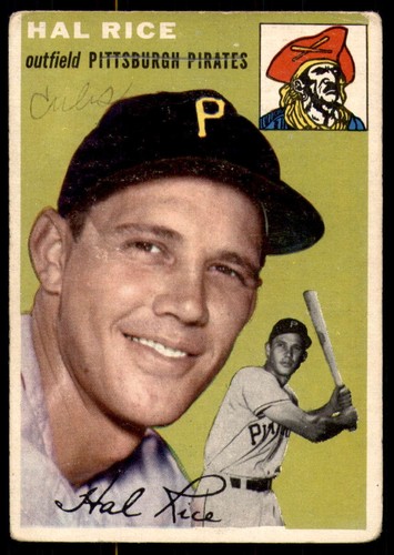 1954 Topps #95 Hal Rice Good Pirates ID:219492 | eBay