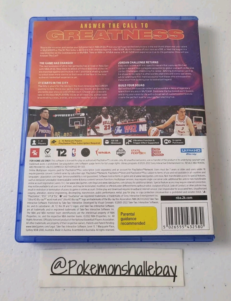 NBA 2K 23 - Sony Playstation 5 (PS5) Game *MINT DISC* | eBay