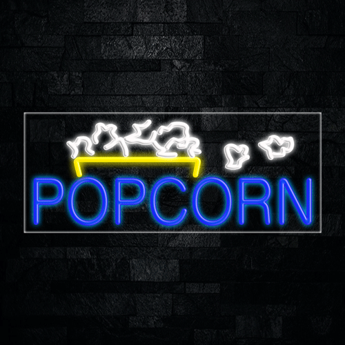 Popcorn LED Neon Sign 30"L x 12"H #30113 | eBay
