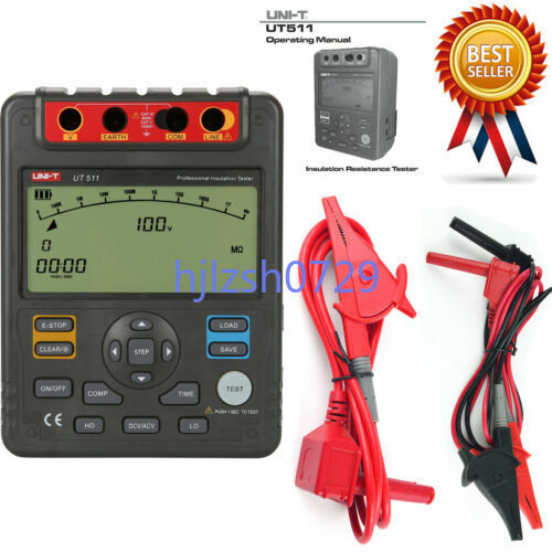 UNI-T UT511 Insulation Resistance Testers Megohmmeter Low Ohmmeter ...