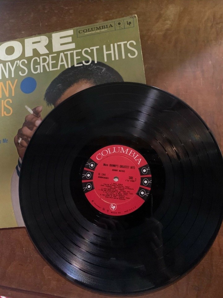 Johnny Mathis More Johnny's Greatest Hits LP Columbia CL1344 - VG | eBay