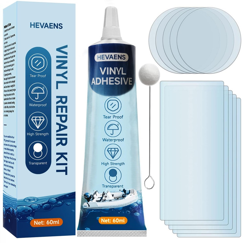 Air Mattress Patch Kit, Heavy Duty Inflatable Repair Kit for Air ...