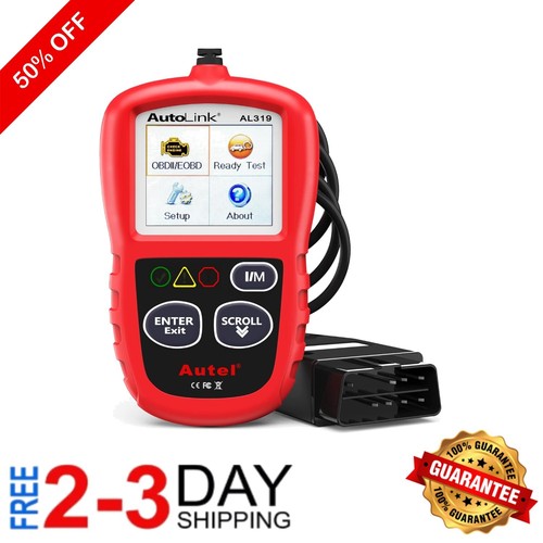 Compact Engine Code Reader with Live Data & Lifetime Updates for OBDII ...