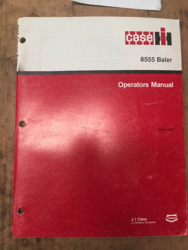 CASE/IH 8555 BALER OPERATOR'S MANUAL "NEW" NOS | eBay