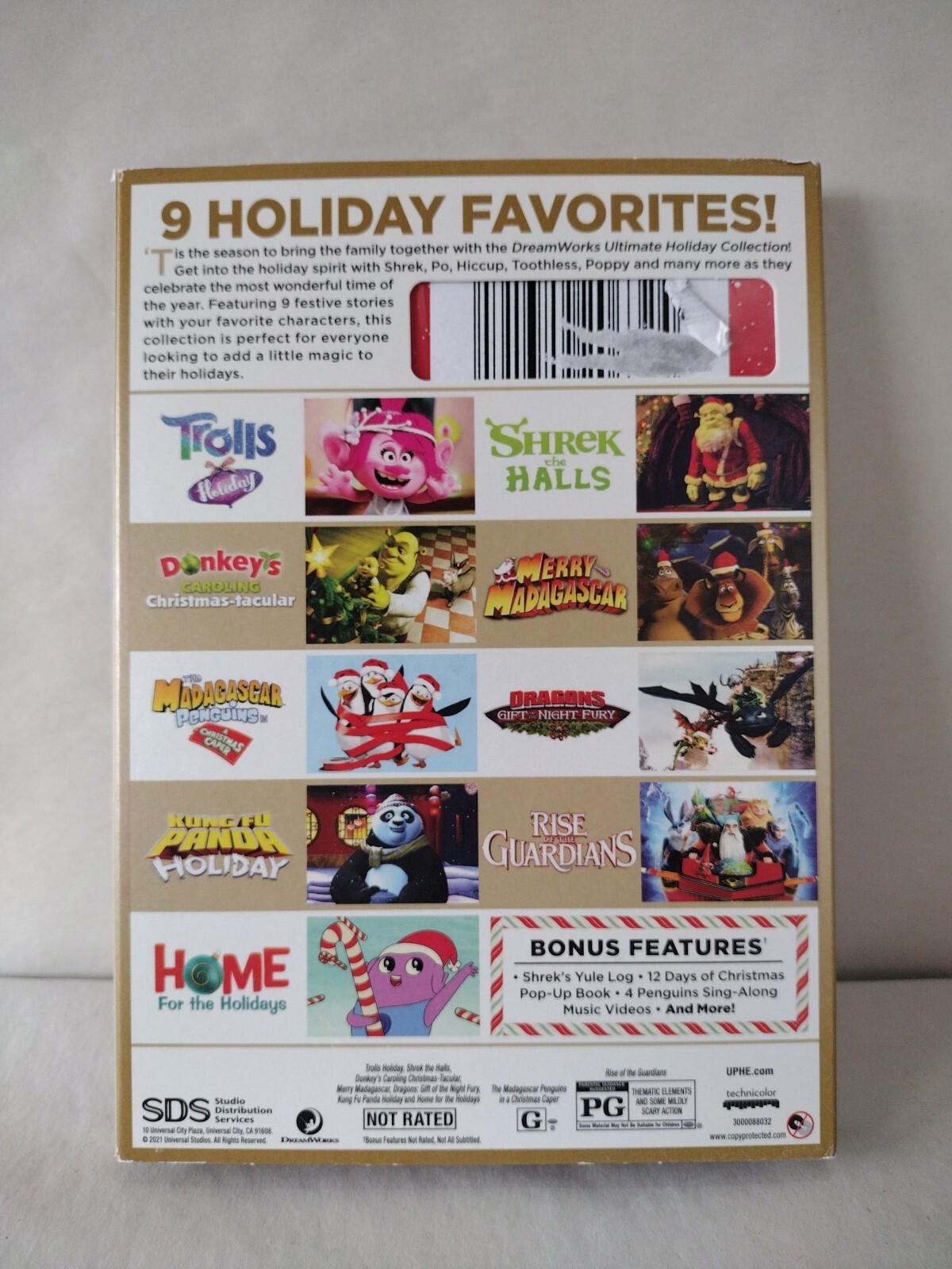 DreamWorks Ultimate Holiday Collection [DVD] 9 stories NEW W/Slipcover ...