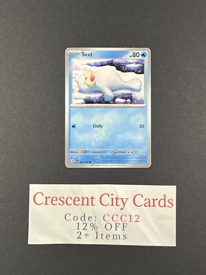Seel 086/165 English 151 Regular TCG Pokémon Card | eBay