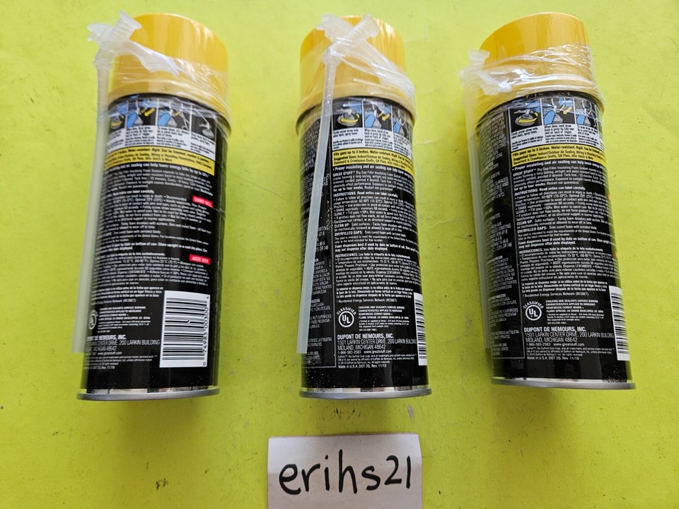 3 Cans-Dow Great Stuff Big Gap Filler Expanding Foam Sealant Insulation ...