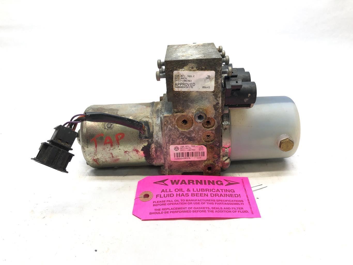 2007 - 2016 VW Eos Convertible Roof Motor & Pump Assembly *Match OEM ...