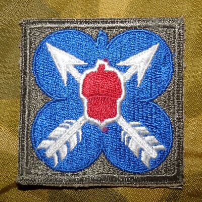 Original WW2 US Army XXI Corps Embroidered Cut Edge Patch mint | eBay