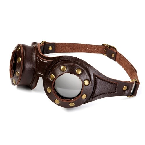 Costume Steampunk Goggles Adjustable Steampunk Pilot Goggles PU ...