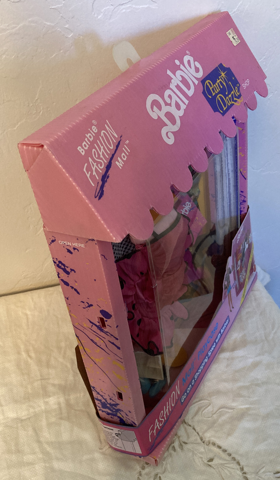 BARBIE Fashion Mall Playcase Party Dazzle Shop Mattel 3089 NRFB Vintage 1991 New | eBay