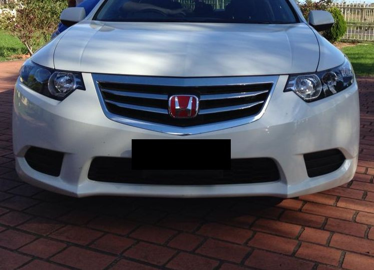 Red Honda Emblem Accord