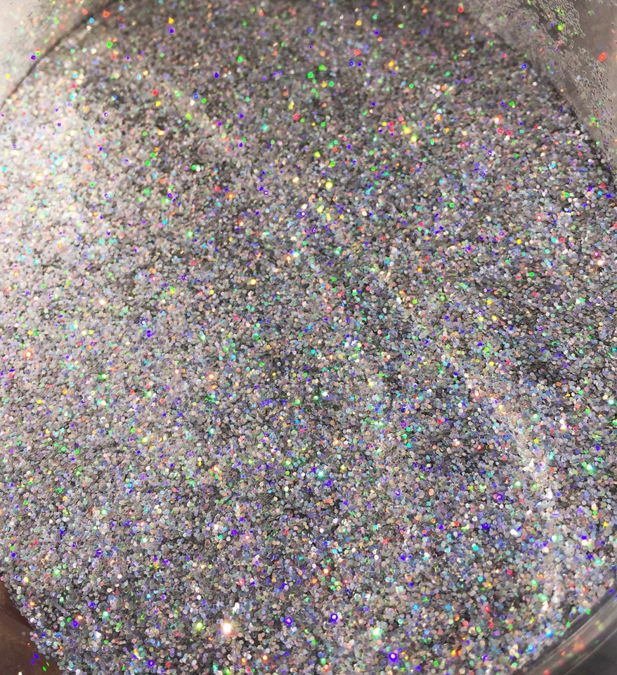 Blakes Metal Flake .015 Silver Alpha Prismatic hologram Hot Rod custom ...