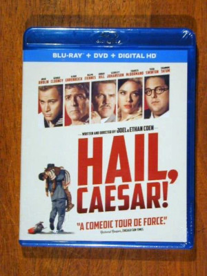 HAIL, CAESAR! 2016 BLU RAY DVD DIGITAL BRAND NEW SEALED COEN BROTHERS ...