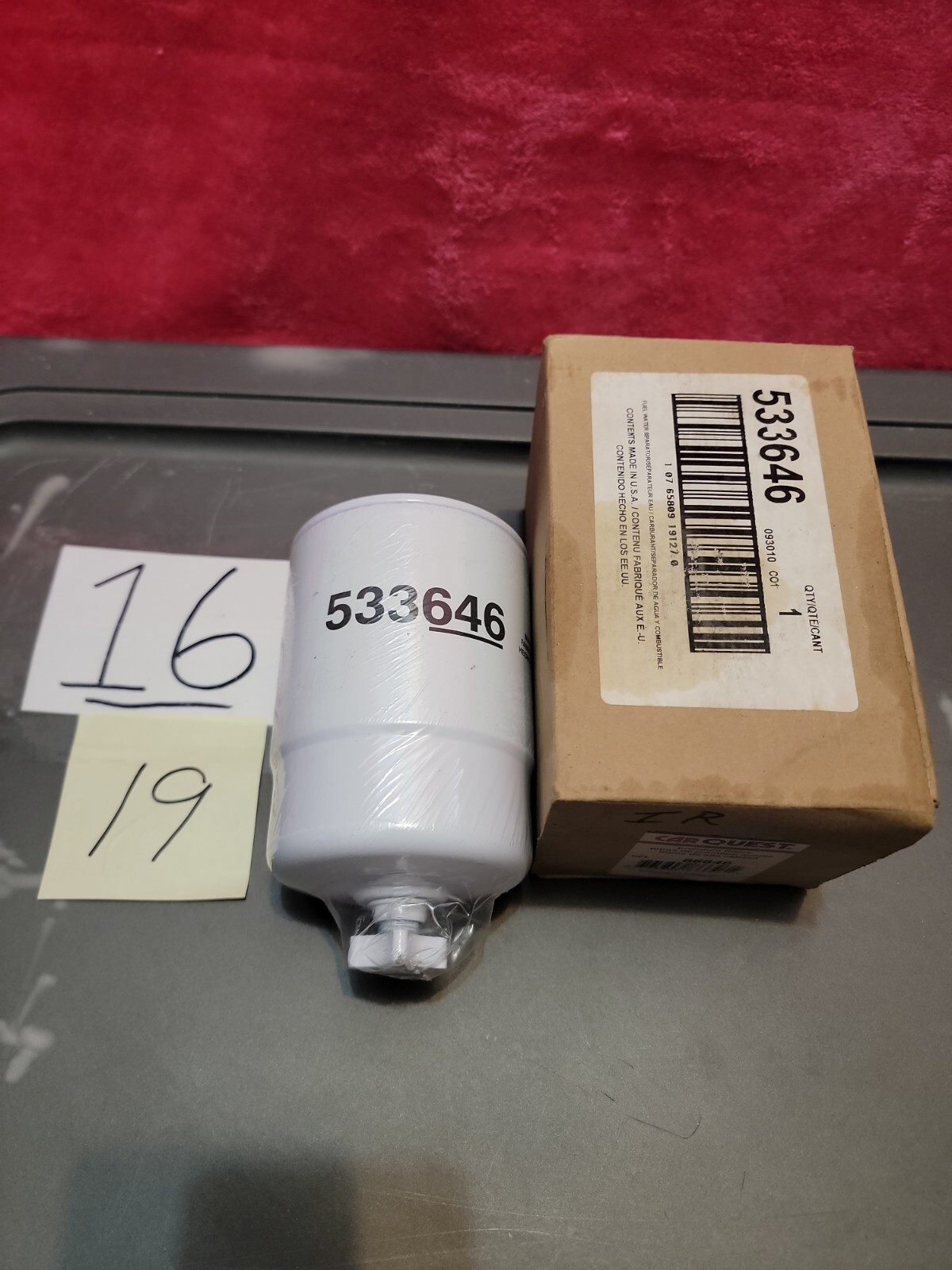 INGERSOLL-RAND 54468178 - Fuel filter cross reference