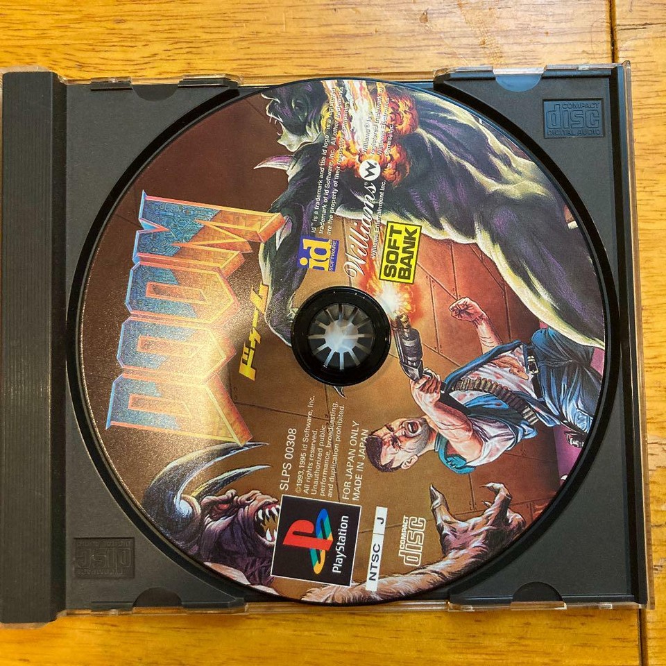 Doom PlayStation PS1 Used Japan Import Action Game Boxed Tested Working ...