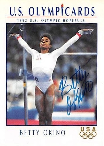 US Olympic Cards Impel 1992 #47 autographed Betty Okino gymnastics | eBay
