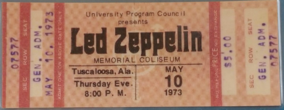LED ZEPPELIN 1970 - 1980 Repo Concert Tickets 11 different tickets ♫ | eBay