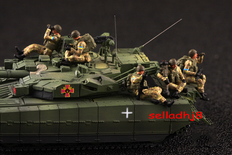 5pcs 1/72 Ukrainian Tank Armored Soldiers 5 Figures Model DIY Scene ...