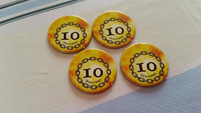 Harry Potter Cluedo 2008 Game Spare Replacement x4 House Point Tokens ...