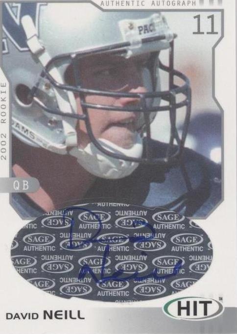 2002 SAGE Hit David Neill #H11 for sale | eBay