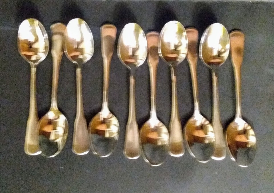 10 ONEIDA MINUTE MAN COLONIAL BOSTON 6" TEASPOONS | eBay