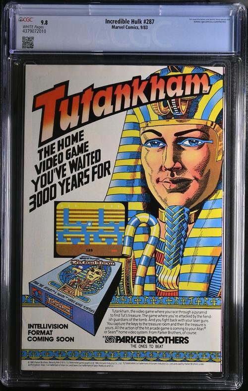 Incredible Hulk 287 - MODOK Appearance 1983 - CGC Graded 9.8 | eBay